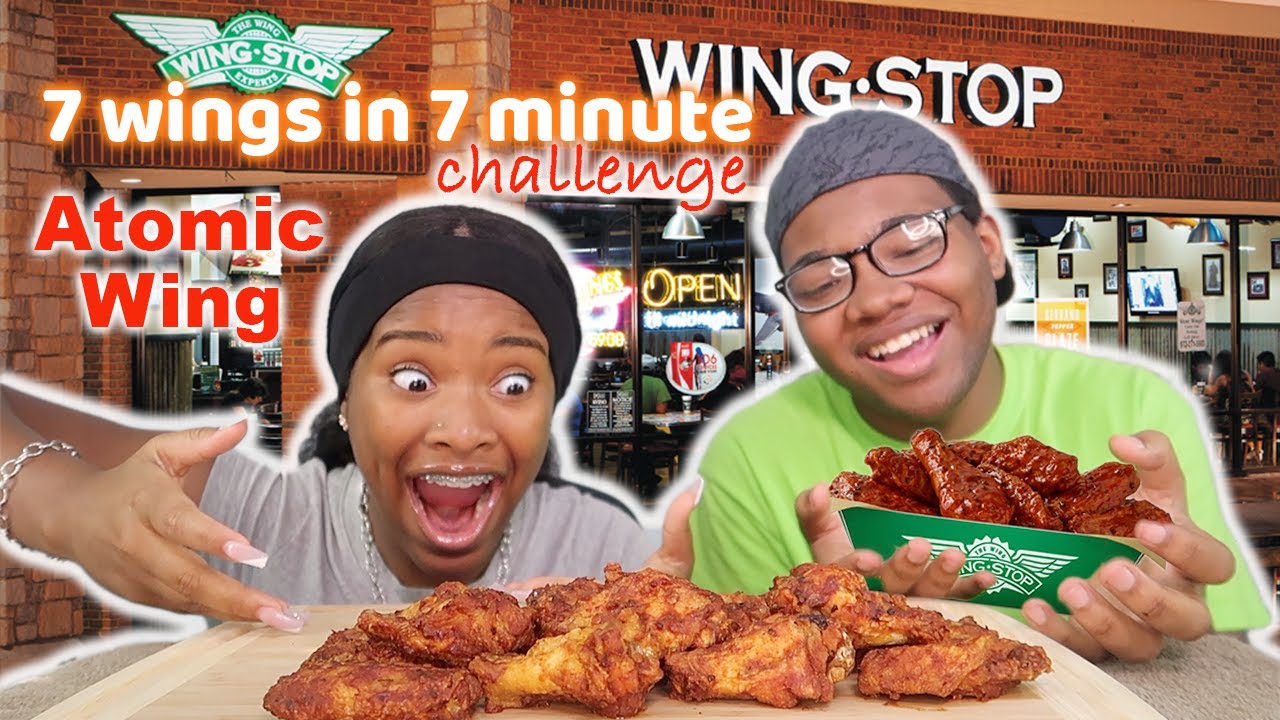 7 Wings in 7 Minutes Atomic Wings Challenge! - YouTube