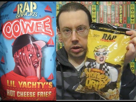 Rap Snacks Cardi B Honey Drip Popcorn/Lil Yachty Hot Cheese Fries - YouTube