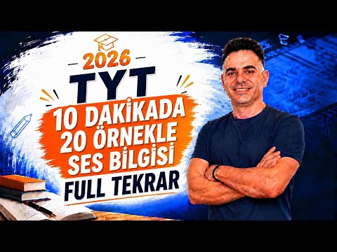 10 Dakikada Ses Bilgisi Full Tekrar I 20 Örnekle Ses Bilgisi