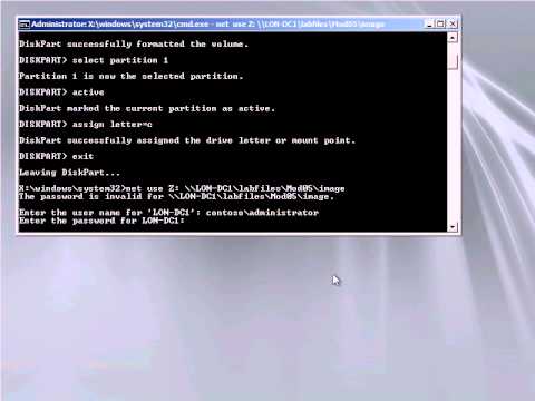 Capturing and Applying a Windows 7 Image Using ImageX.avi - YouTube