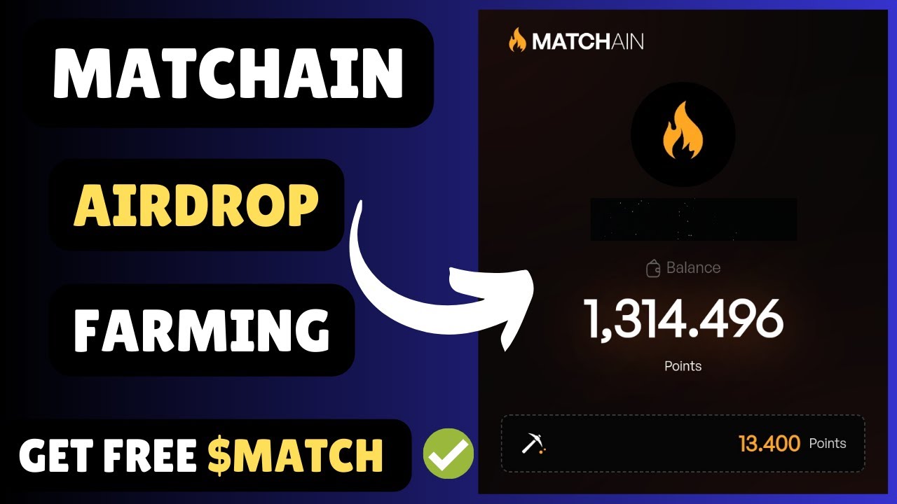 Matchain Airdrop Farming | Free $MATCH token | Matchain Confirmed ...