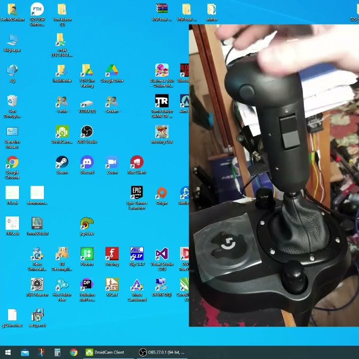 Logitech G25 G27 G29 Shifter Truck Knob Arduino 3D Print DIY - YouTube