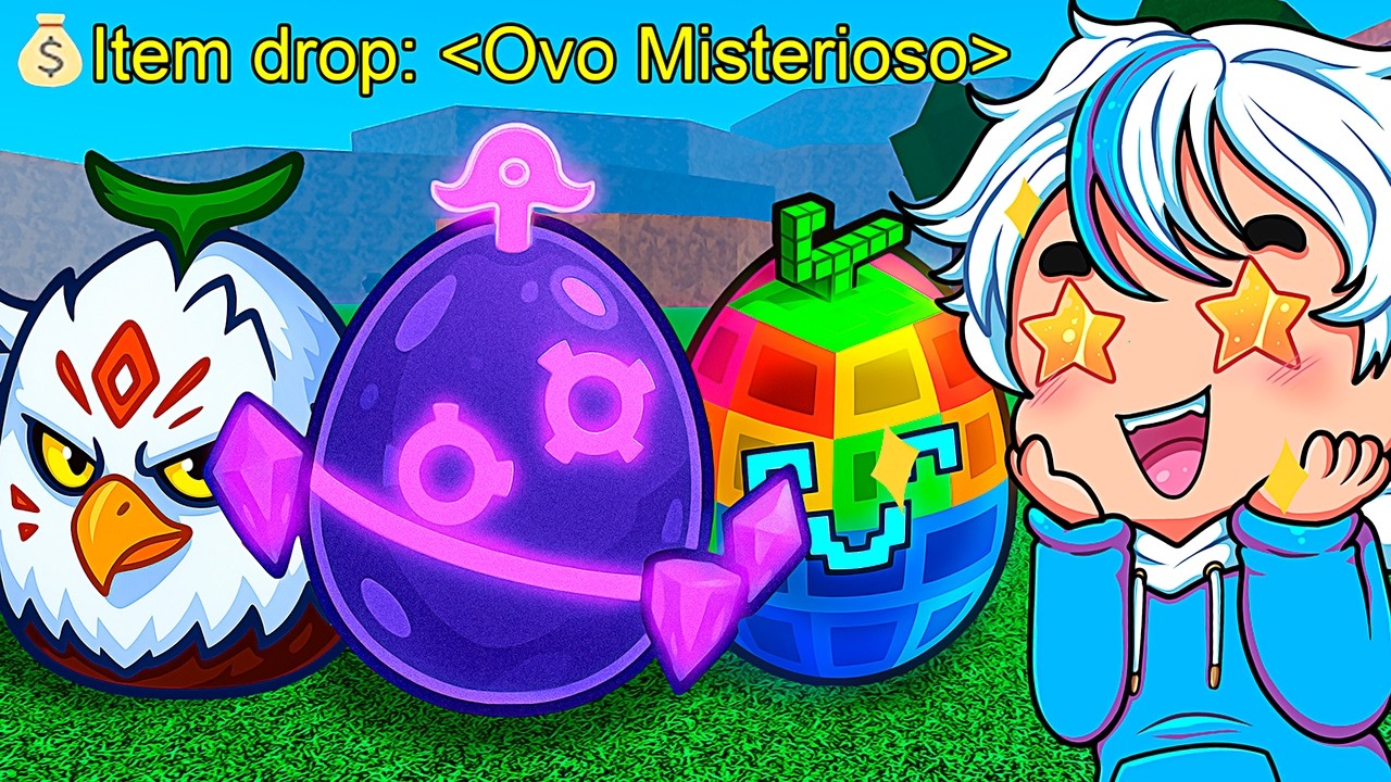 OVOS RAROS ESPALHADOS! O EVENTO DE PÁSCOA DO BLOX FRUITS JÁ COMEÇOU ...