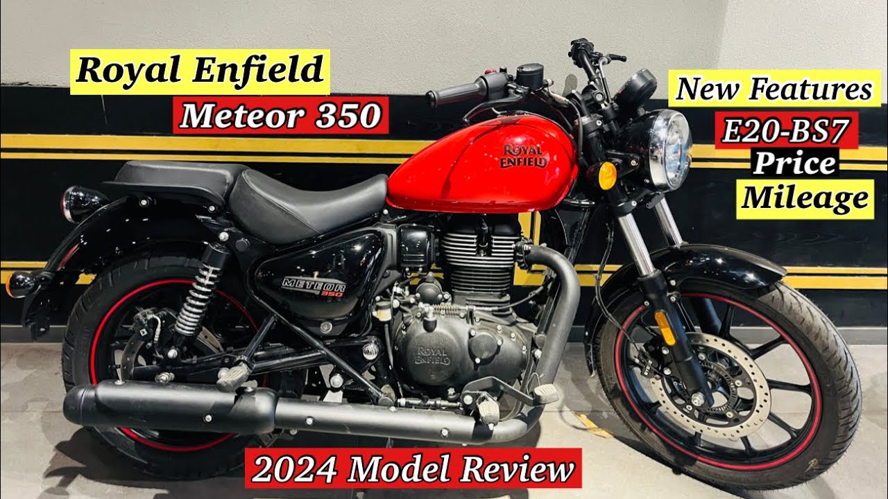 2024 ️Royal Enfield Meteor 350 Fireball E20 Bs7 Base Model Details ...
