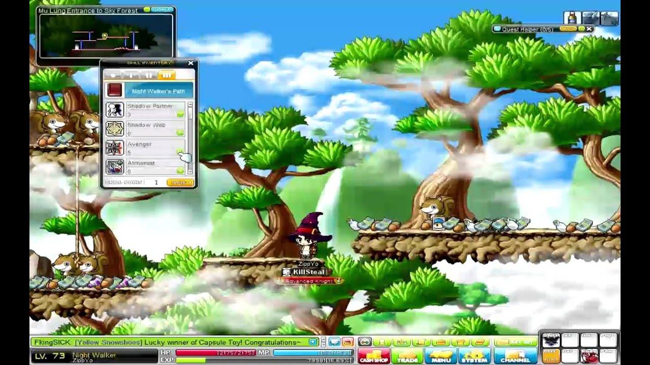 Maplestory Night walker - Balanced Fury's - YouTube