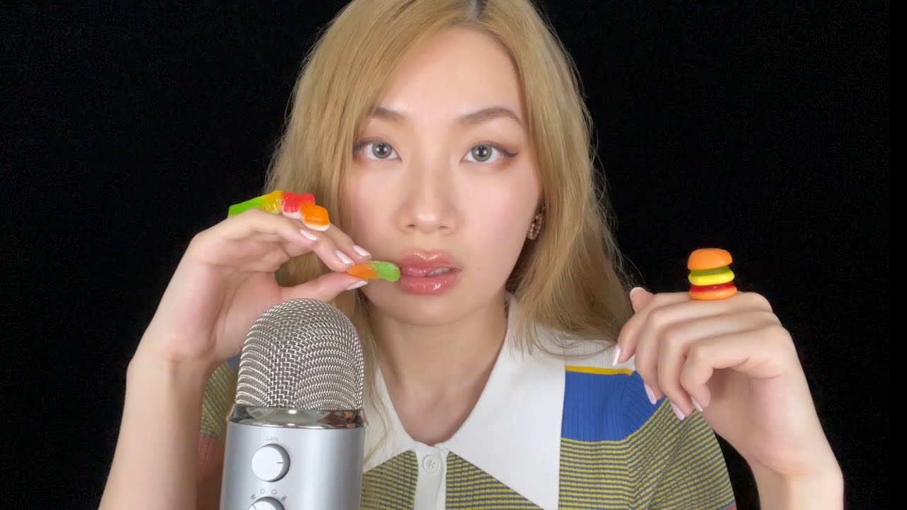 ASMR Gummy Noms For Intense Tingles - YouTube