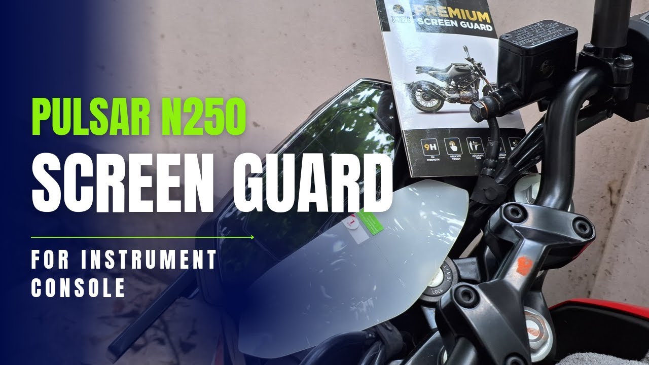 N250 METER CONSOLE PROTECTION || N250 SCREEN GUARD FOR INSTRUMENT ...