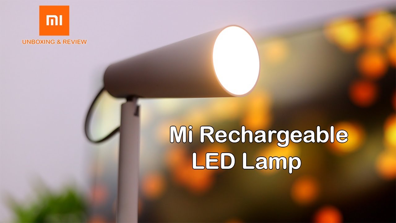 MI Rechargeable Led lamp Unboxing & Review in Telugu - YouTube