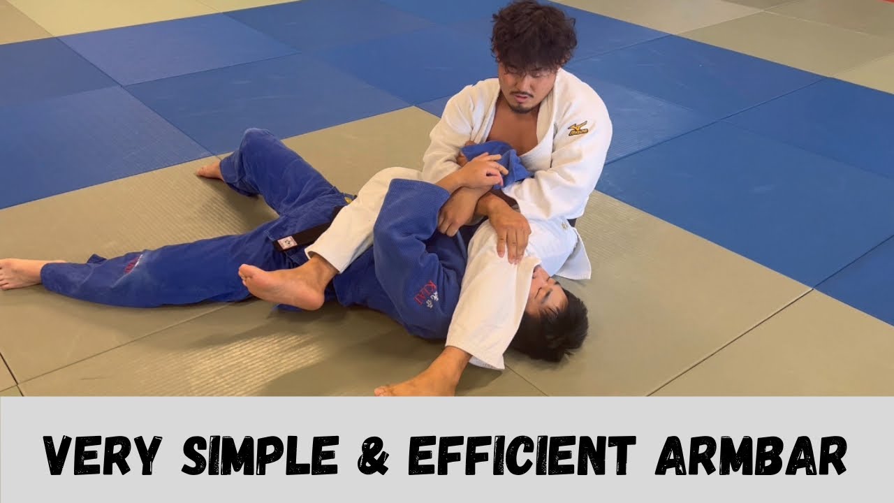 [Judo Newaza] Very simple & efficient armbar - YouTube