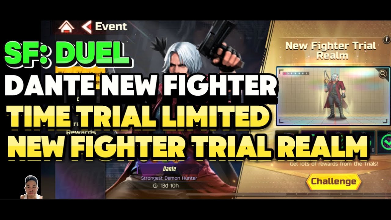 NEW FIGHTER TRIAL REALM TIME LIMITED EXPERIENCE EVENT DANTE STRONGEST ...