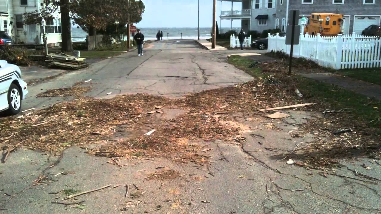 Woodmont, CT Beach Ave Milford, CT Hurricane Sandy - Super Storm Sandy ...