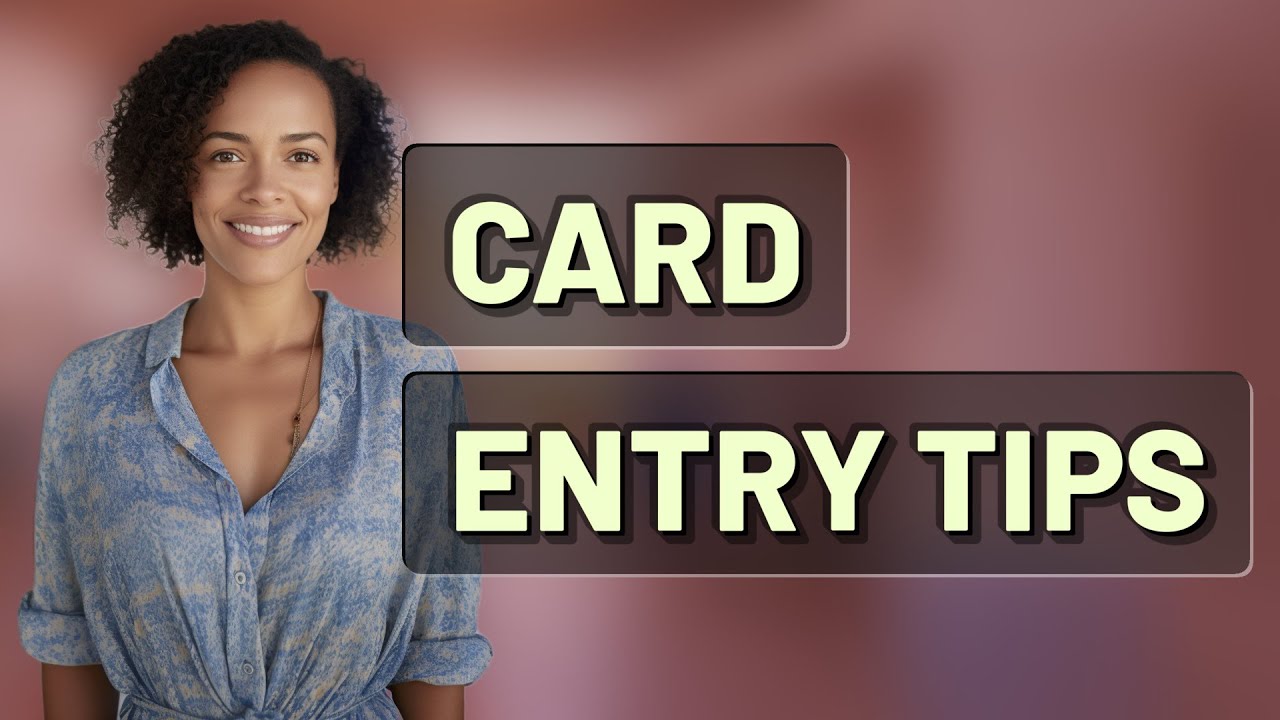 How Do You Correctly Enter Card Details for Online Payments? - YouTube