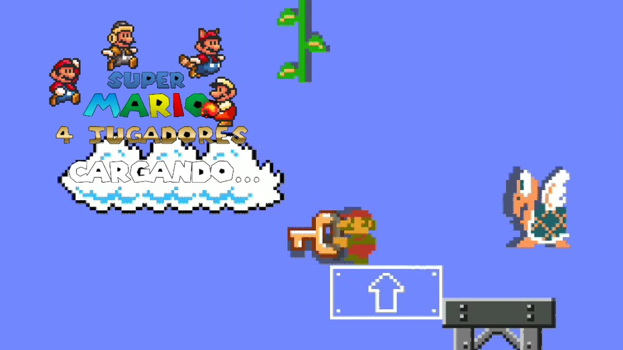 Mario Maker Style / Super Mario 4 Jugadores 🐱 - YouTube
