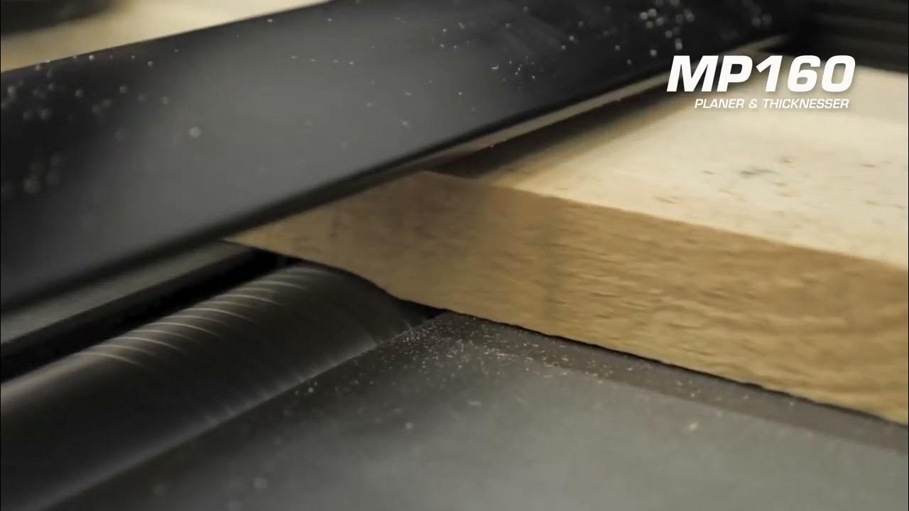 Wood-Mizer MP160 Rikt & planhyvel - YouTube
