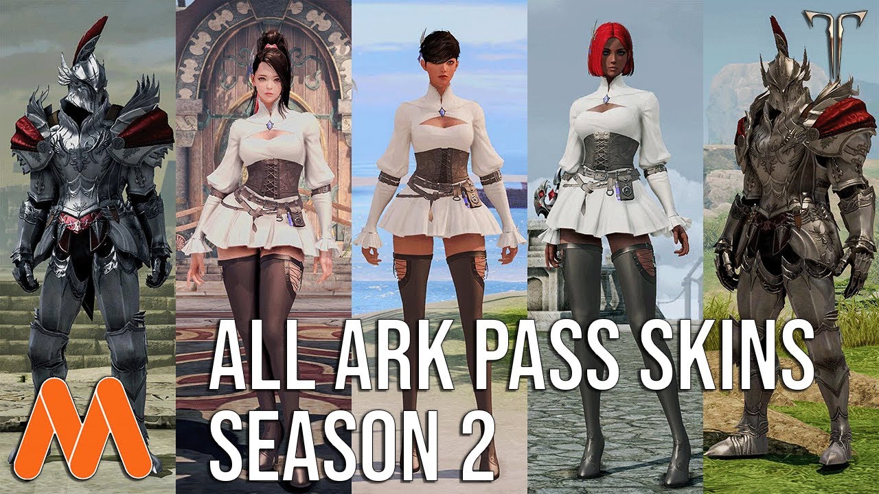 ARK PASS Season 2 All Super Premium Skin Options | Lost Ark - YouTube