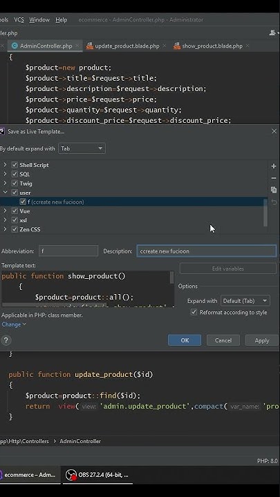 Auto_complete_anything_on_phpStorm | Php_storm | Shortcut_key | Mahadihasansumon | #shorts - YouTube
