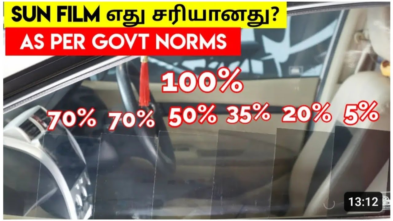 SUN FILM எப்படி ஒட்ராங்க |3k CAR DECORS - YouTube
