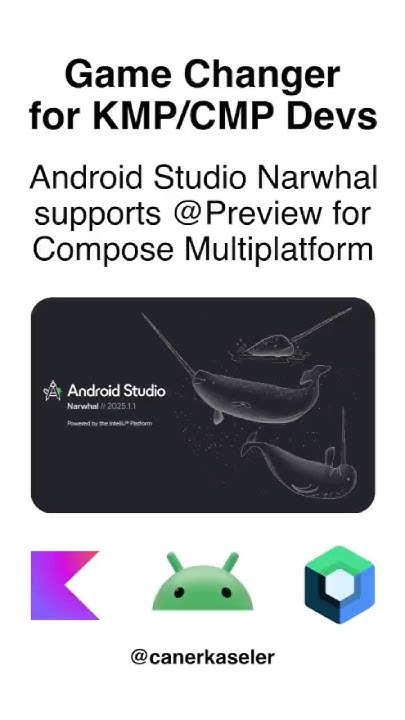 Android Studio Narwhal - Compose Multiplatform Preview - YouTube