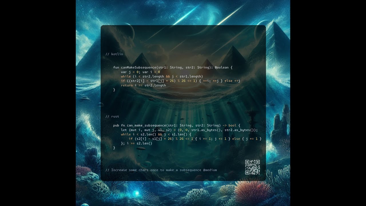 # 04.12.2024 [2825. Make String a Subsequence Using Cyclic Increments ...