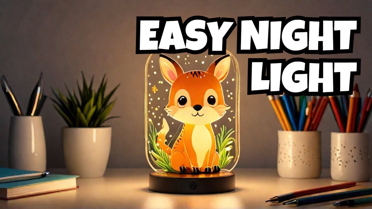 Easy DIY Night Light for Kids - YouTube