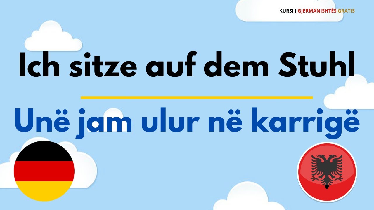 Folje dhe Shembuj Gjermanisht Shqip A1 A2 B1 B2 Pjesa 4 - YouTube