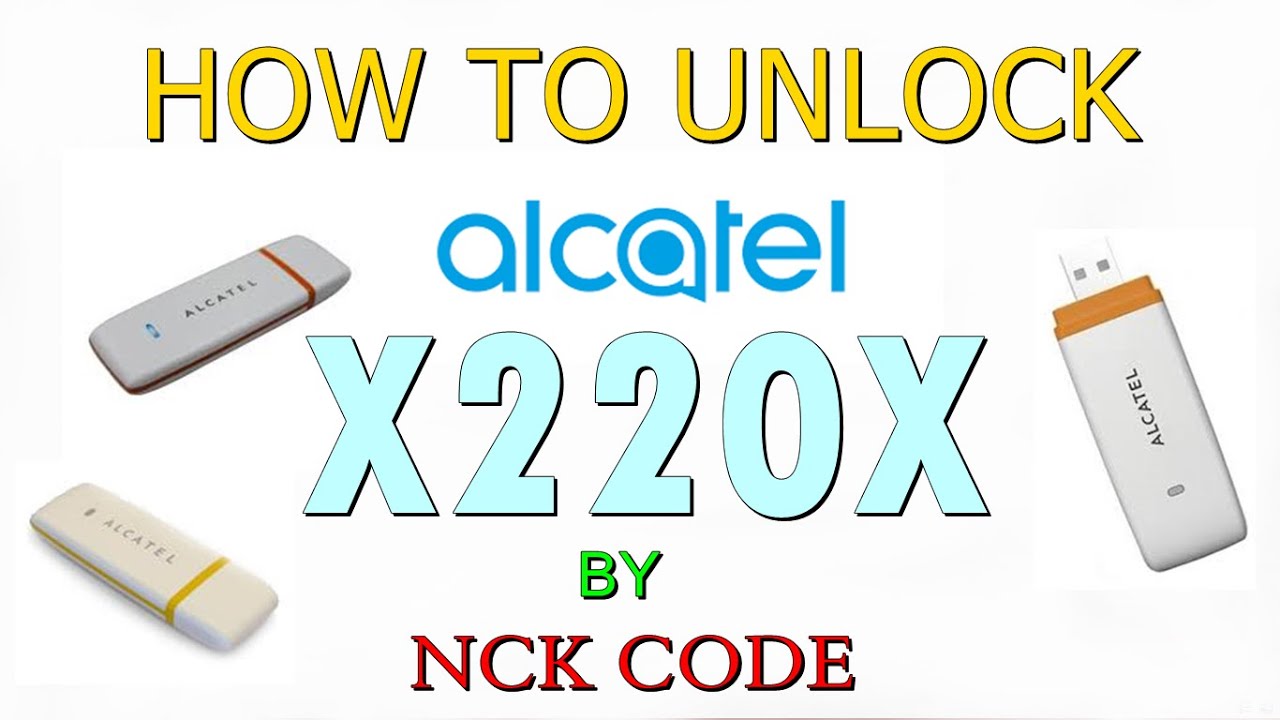 How to Unlock Alcatel X220X by NCK Code - YouTube