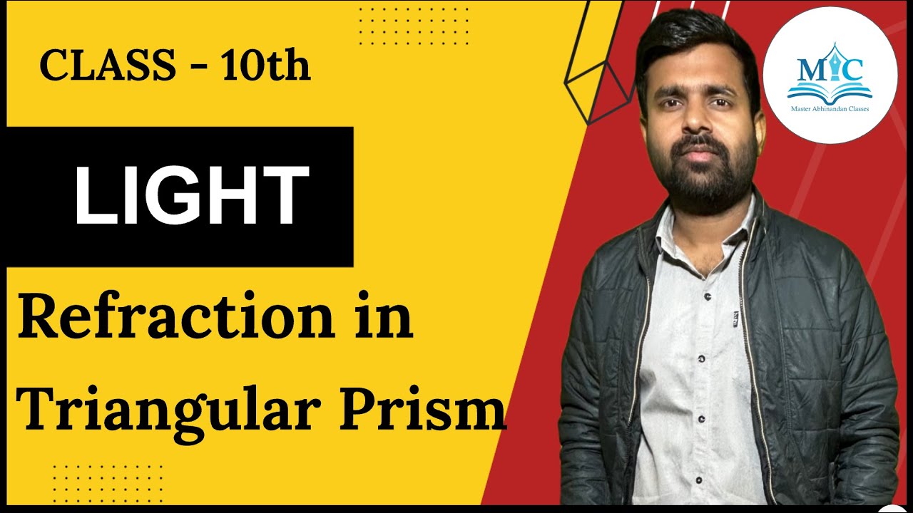 Refraction through a triangular prism | Light reflection and refraction ...