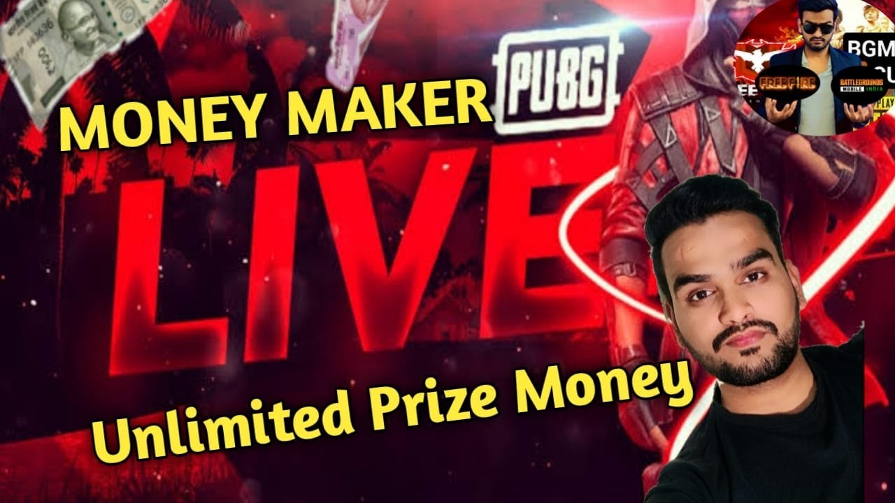 Money Maker is Live on Bgmi Custom Free Entry And Win Prize Money - YouTube