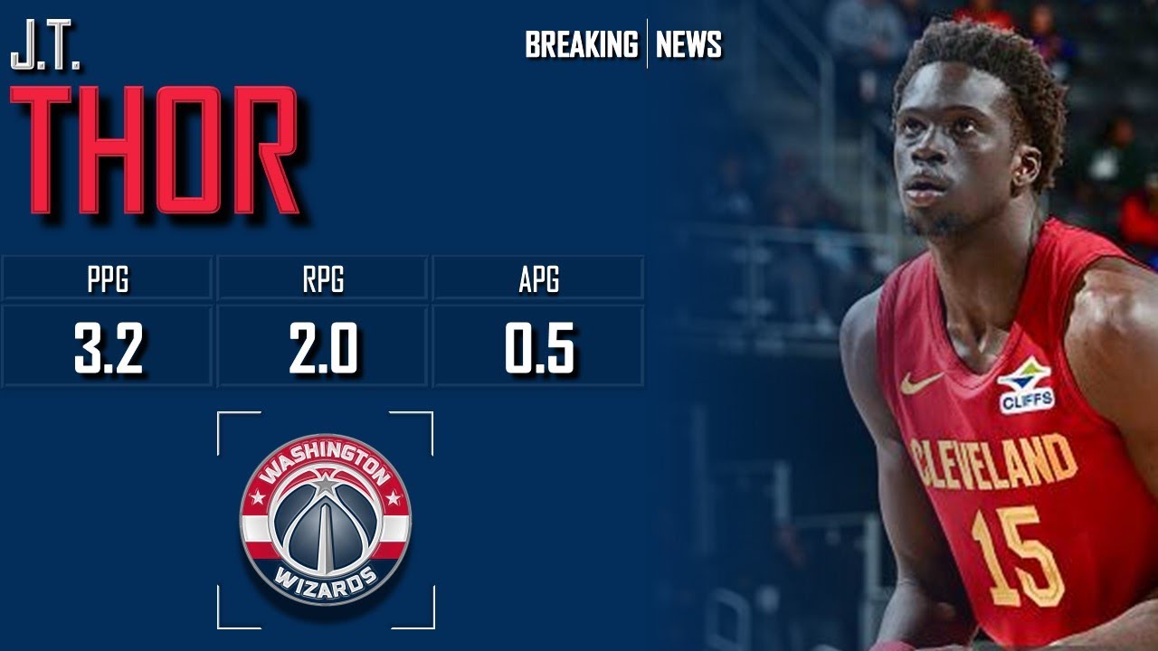 𝐁𝐑𝐄𝐀𝐊𝐈𝐍𝐆 𝐍𝐄𝐖𝐒: Washington Wizards Claim J.T. Thor Off Waivers | 2024 ...