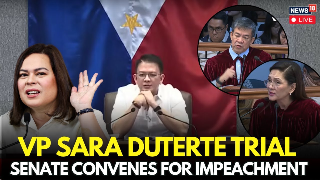 Philippines Senate LIVE: Sara Duterte’s Trial Begins | Impeachment ...