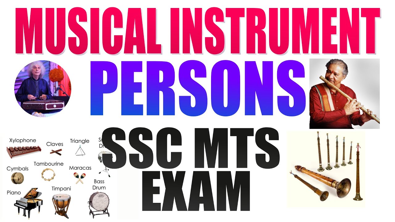 SSC MTS 2026 | Musical Instruments and Famous Personalities | Static GK ...