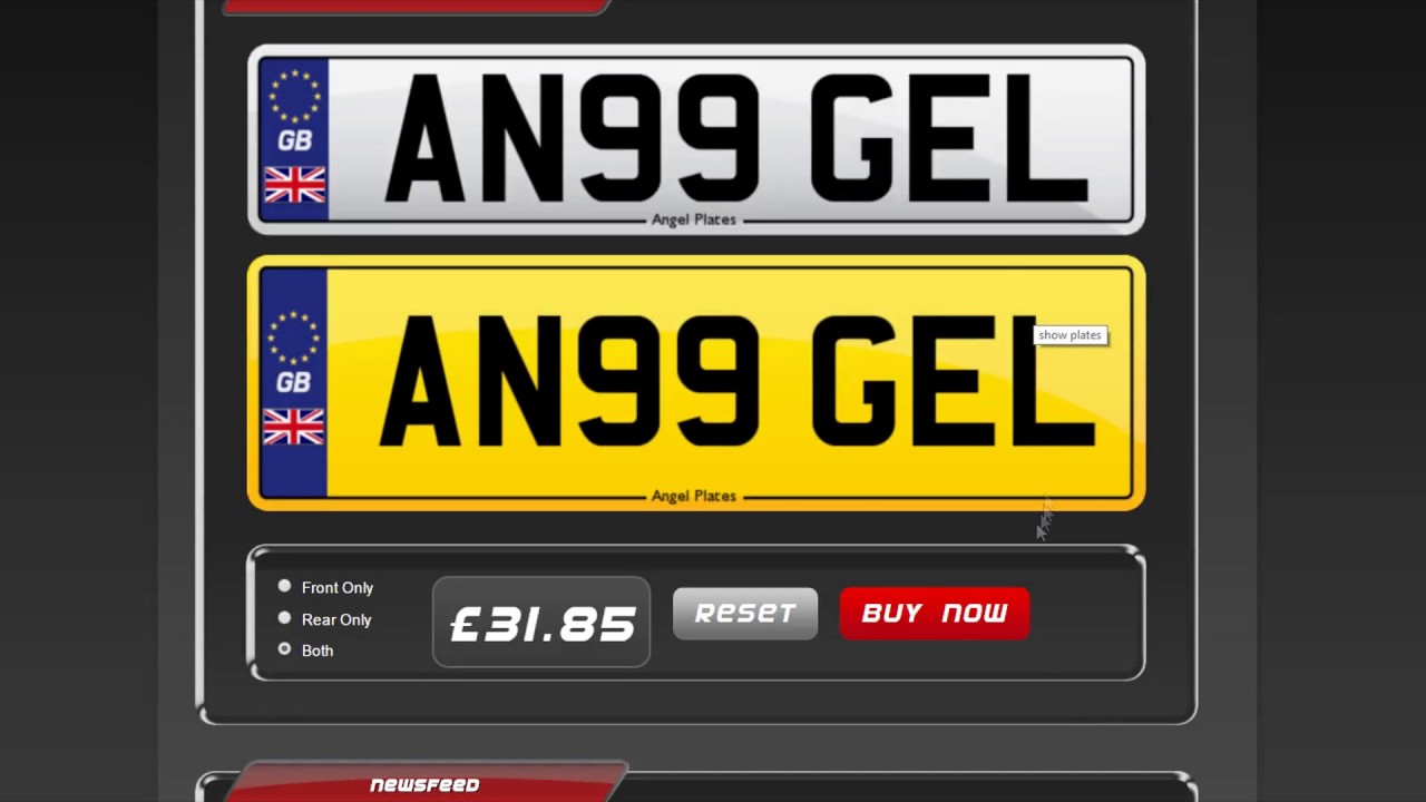 Replacement Number Plates How To Design Buy Online YouTube replacement-number-plates-how-to-design-buy-online-youtube