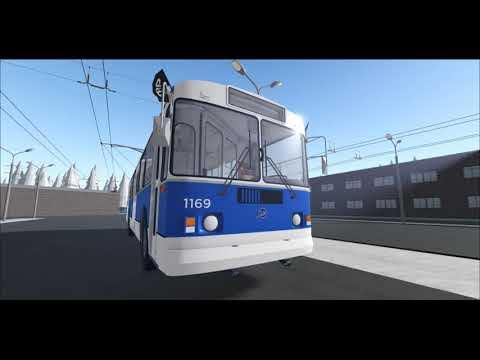 фан трейлер OneSkyVed's trolleybus place | roblox - YouTube
