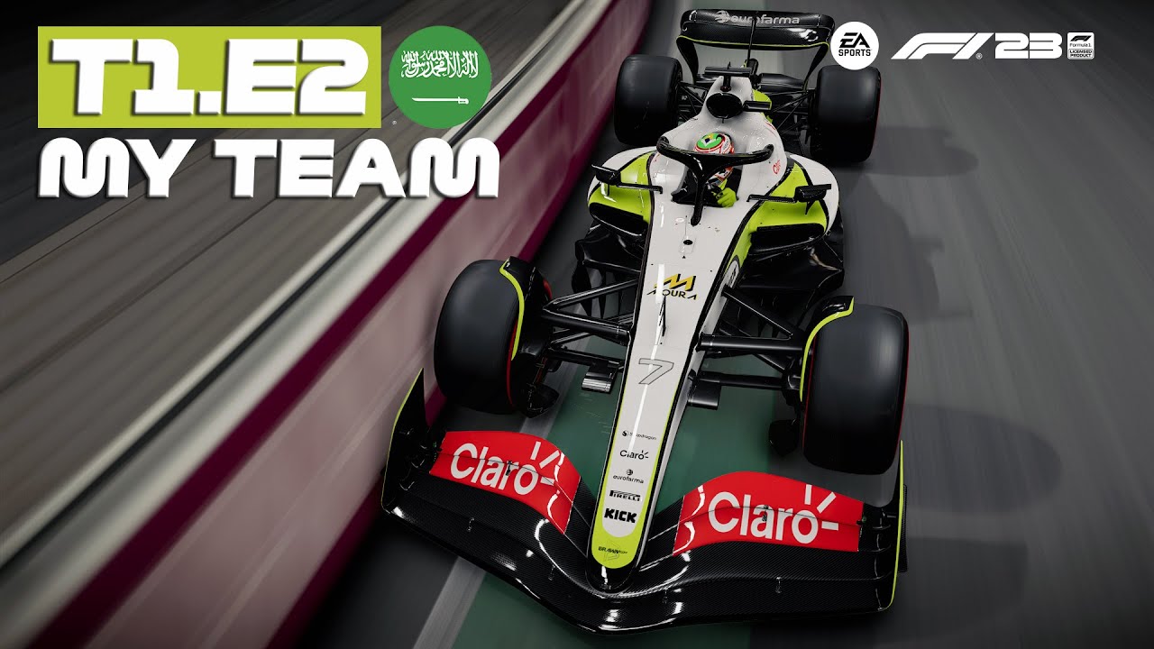 F1 23 - MY TEAM T1.E2 - BRIGA PELA ZONA DE PONTOS - GP DA ARÁBIA ...
