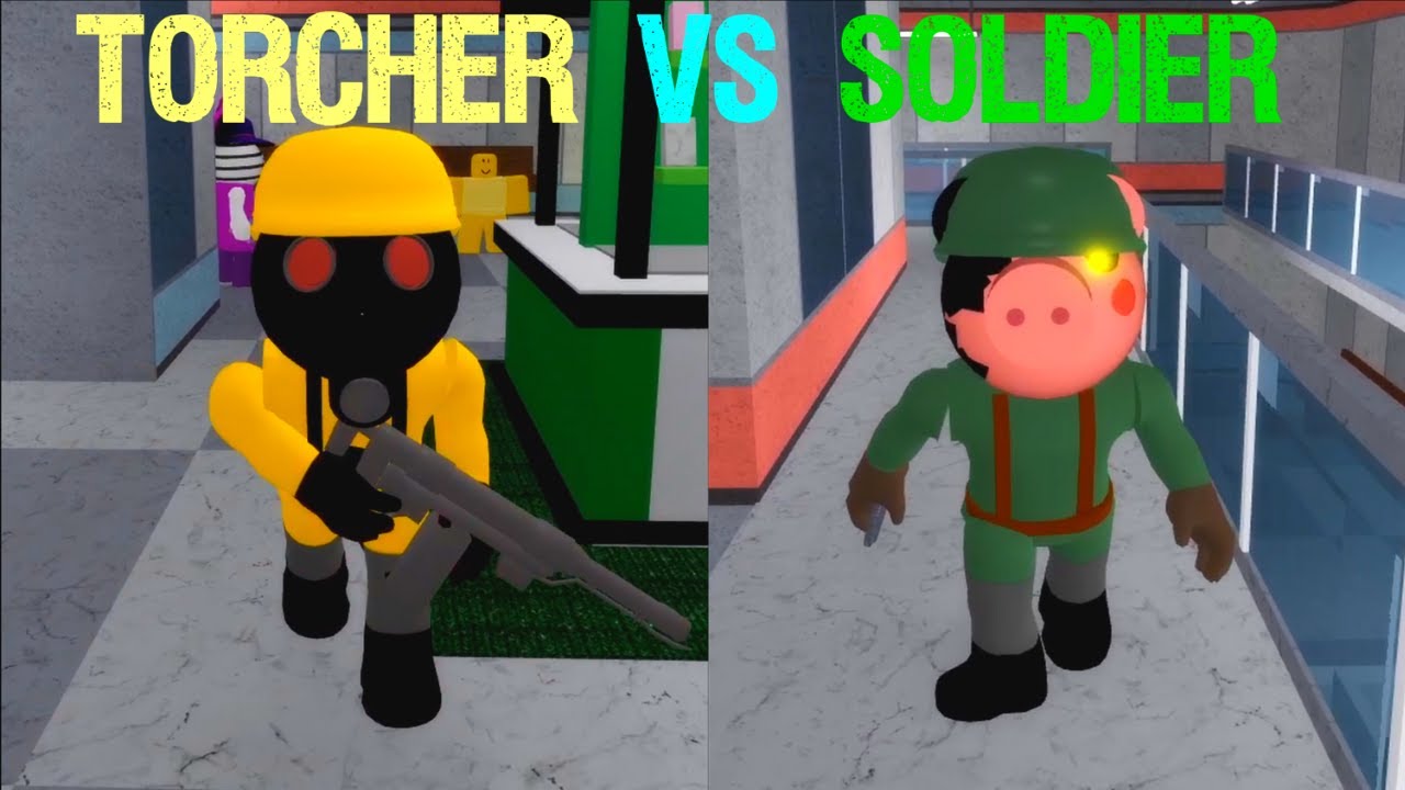 TORCHER vs SOLDIER ROBLOX PIGGY 로블록스 피기 토쳐 vs 솔저 - YouTube