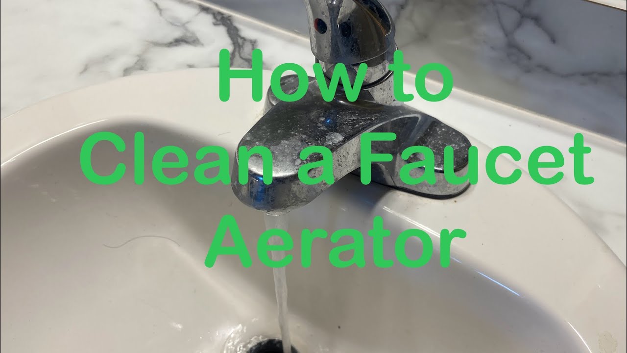 Bathroom Faucet Maintenance - How to clean an aerator. - YouTube