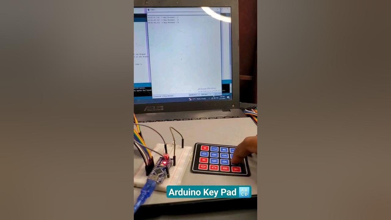 Arduino Keypad Project | Arduino Keyboard Project | Membrane Keypad ...