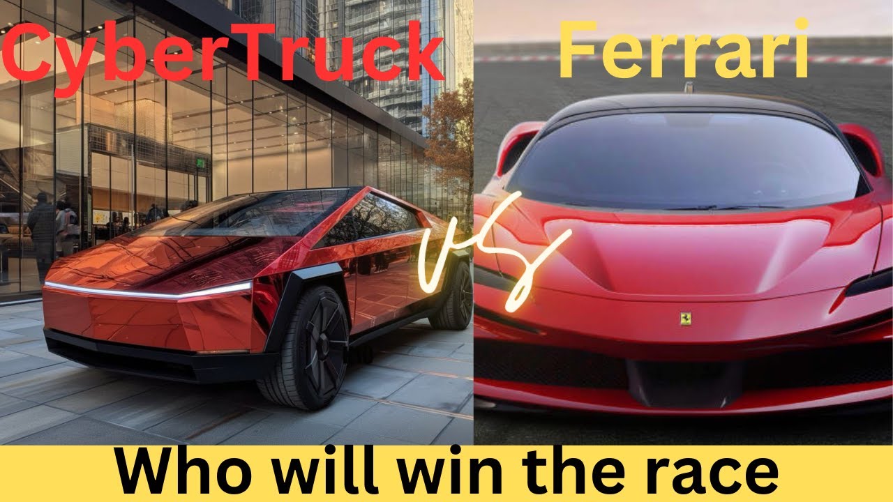 Tesla's Cybertruck vs Ferrari race || Who will win - YouTube