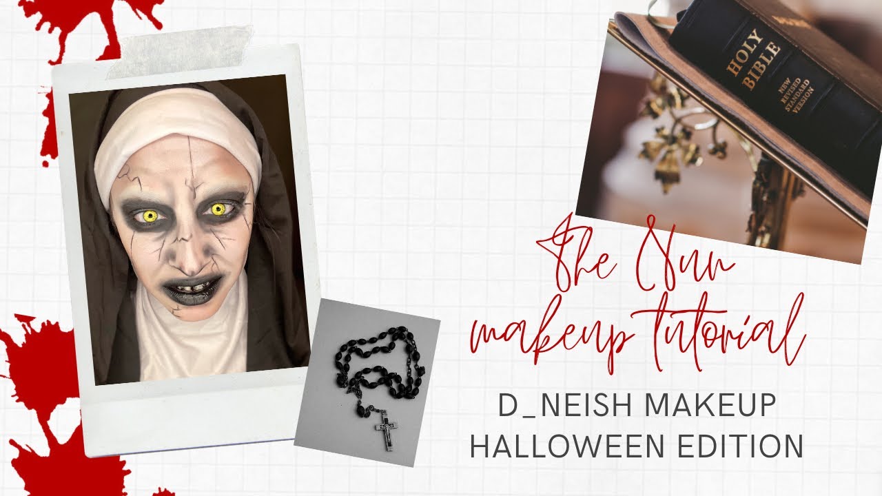 Valak The Nun Makeup Tutorial - YouTube