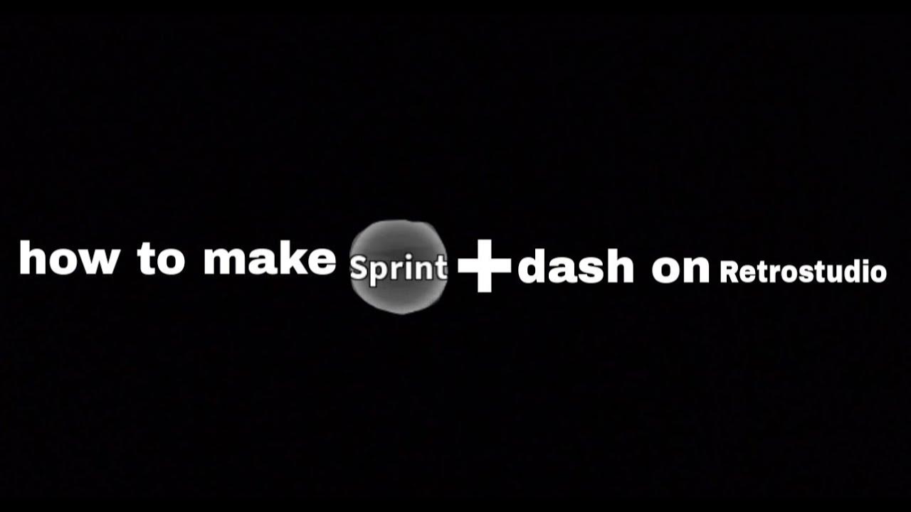 How To Make A Sprint & Dash In Retrostudio - YouTube