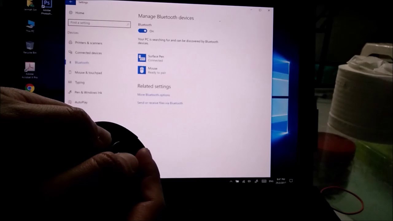 How to Connect Optical Bluetooth Mouse? - YouTube