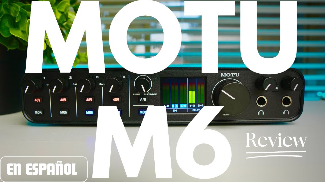 MOTU M6 interface Review - EN ESPAÑOL - YouTube