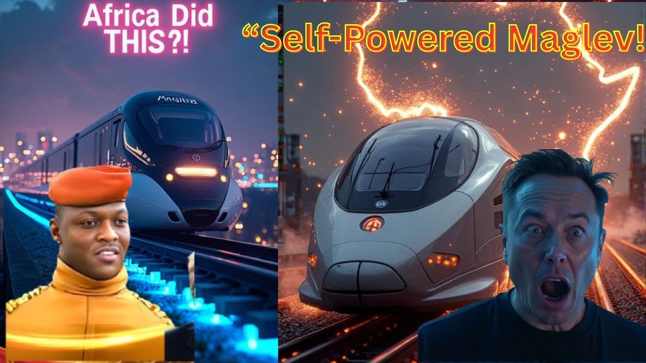 Shocking Reveal: Africa Creates Self-Charging Maglev Train, Elon Just ...