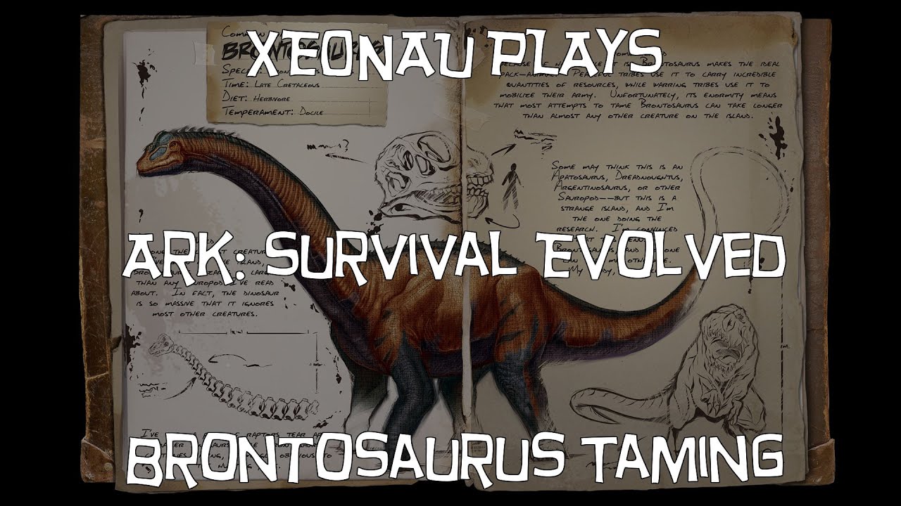 Ark: Surivival Evolved - Bronto Taming - YouTube
