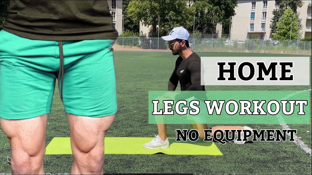 Home Leg Workout | Follow Along | No Equipment - YouTube