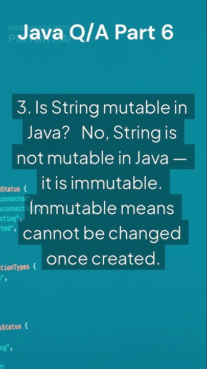 Java Interview Question Answer Part 6|Java Q/A| Shorts | Viral - YouTube