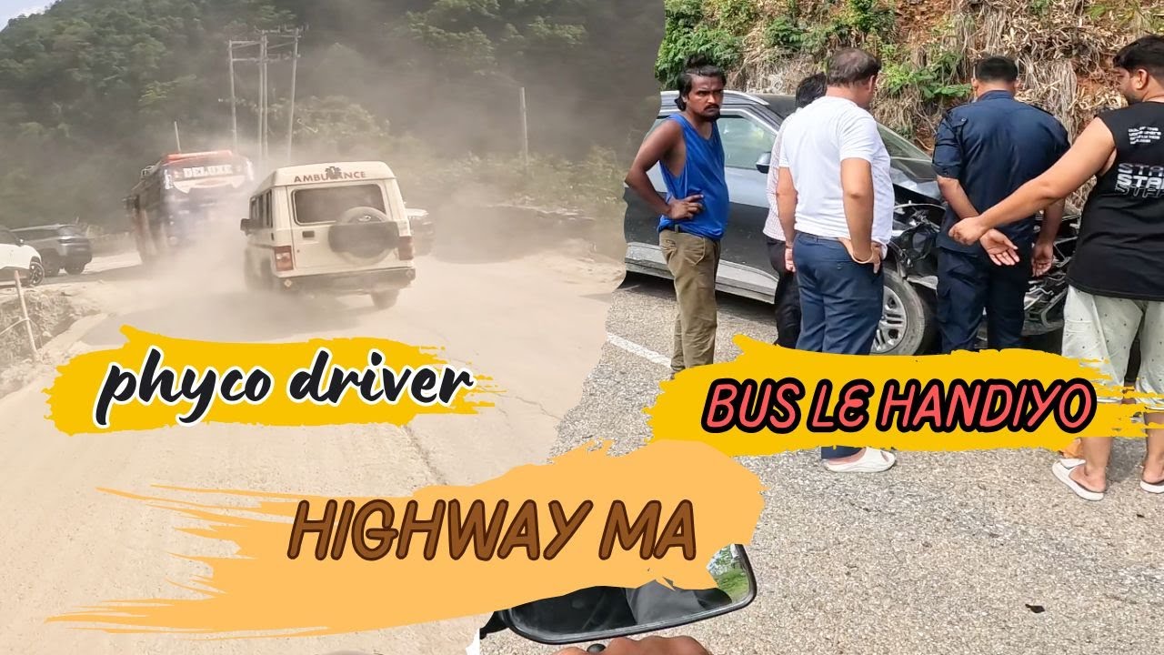 Bus Driver Blocks Ambulance!? Palpa Scenery + Highway Madness - YouTube