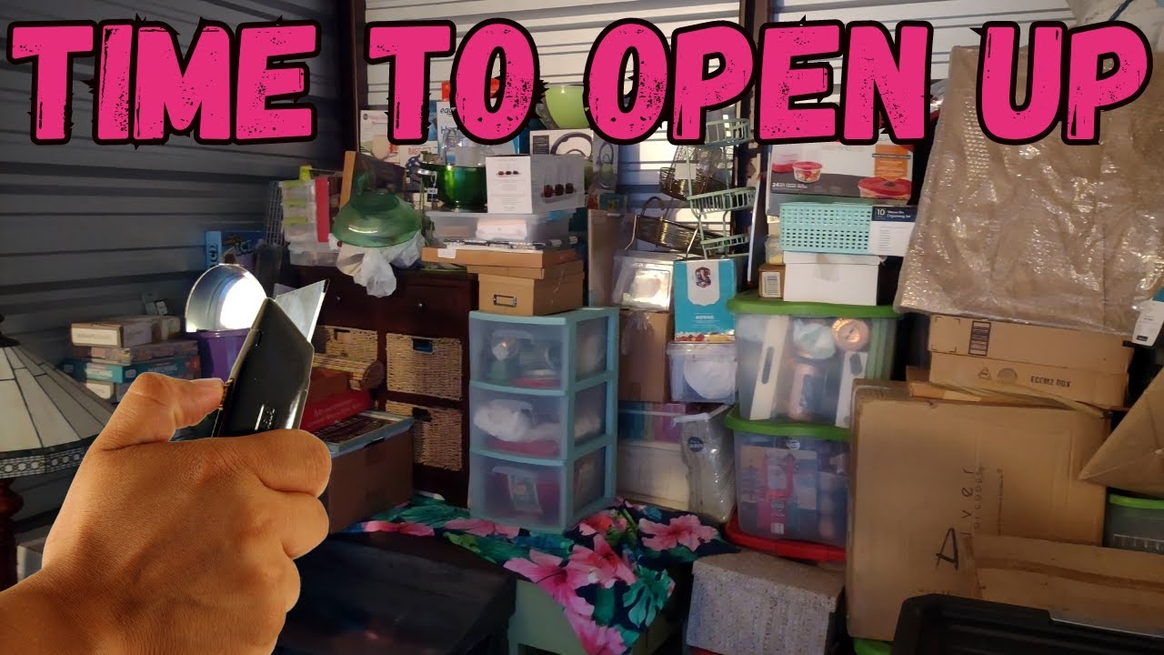 Unboxing The Shopping Addict Sisters Storage Units! - YouTube