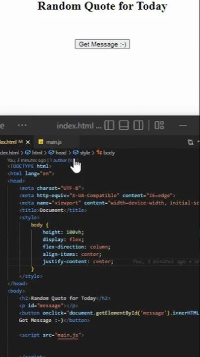 How To Make A Random Quote Generator Html Css Javascript Youtube 
