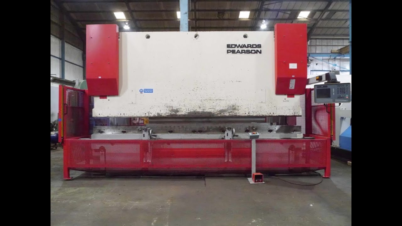 EDWARDS PEARSON PR6 320 ton x 4300mm Hydraulic Downstroke 6 Axis CNC ...